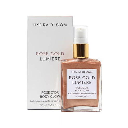 Hydra Bloom Rose Gold Body Glow – REBL